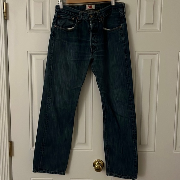 Levi's | Jeans | Mens Levis 5 Straight Leg Button Fly Jeans | Poshmark